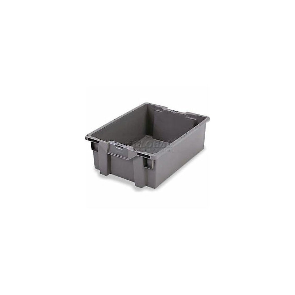 ORBIS Stack-N-Nest Pallet Container GS6040-18 - 23-5/8 x 15-3/4 x 7-1/8 Gray