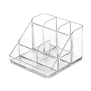 Ettori Makeup Organizer Tray, 6-Compartment Vanity Makeup Organizer for Jewelry, Hair Accessories, Bathroom Counter or Dresser