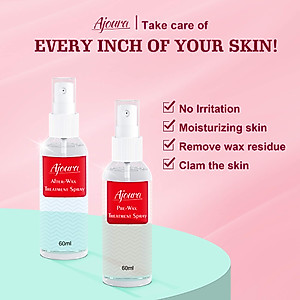 Ajoura 2 lb Hard Wax Beads, All-purpose Wax Beans for Sensitive Skin, Large Area Coarse Hair Removal, Refill Bag for Brazilian Bikini, Face, Eyebrows, Underarms, Arms, Chest, Back, Legs, Women Men