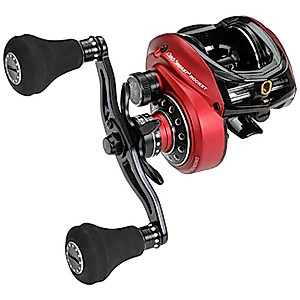 Abu Garcia Revo Beast Rocket Low Profile Baitcast Fishing Reel, Red