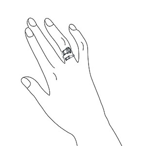 Bling Jewelry Boho Bypass Spoon Band Ring For Women For Men Oxidized .925 Sterling Silver Adjustable