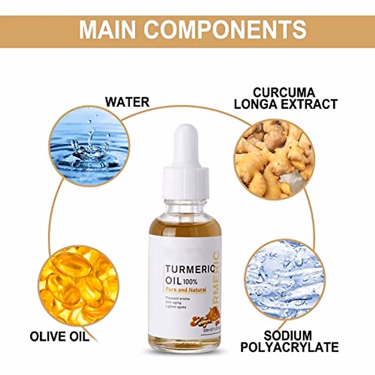 2022 New Turmeric Dark Spot Corrector Serum，Natural Turmeric Dark Spot Corrector Serum for Face， Skin Care Moisturizing Repair Serum(2PCS-60ml)