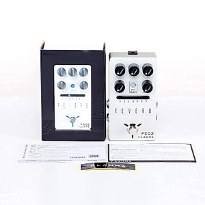 FLAMMA FS02 Stereo Digital Reverb Pedal with 9V 300mA Power Supply