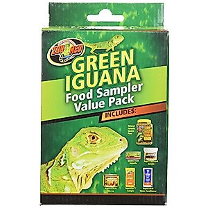 Zoo Med Laboratories SZMFSP4 Green Iguana Food Sampler