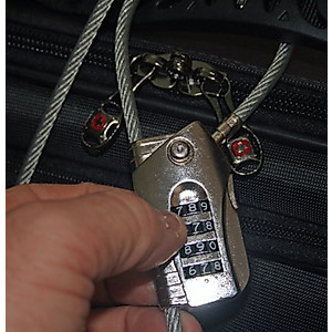 FJM Security SX-645 Combination Universal Cable Lock