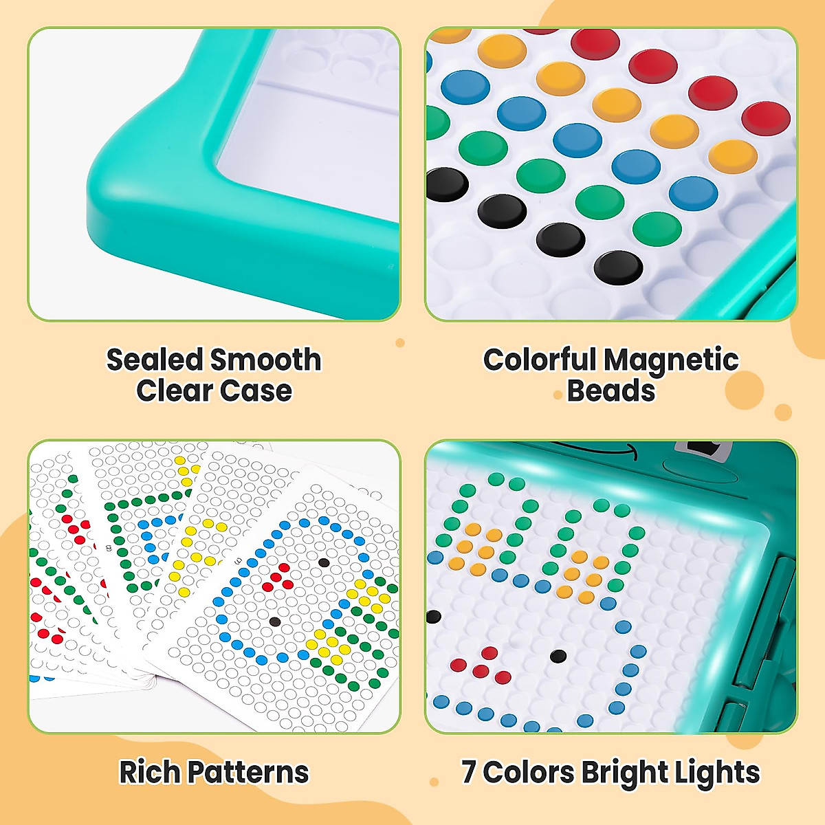 Busy Board Montessori Toy for 1 2 3 4 Year Old Toddlers - Preschool Learning Activities Sensory Board for Fine Basic Dress Motor Skills - Educational Travel Toys for Plane Car, Gift for Boys Girls