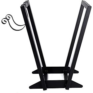 YANGSHUO Firewood Rack Indoor - 23-Inch Fireplace Firewood Holder with Kindling Holder，Heavy Duty Indoor Wood Log Rack