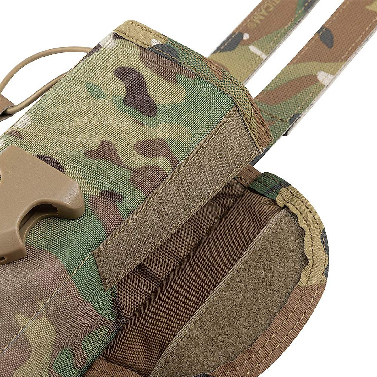 EXCELLENT ELITE SPANKER Tactical Universal Radio Holster Pouch Holder Case Bag Molle Adjustable Military Walkie Talkie Holder(Multicam)