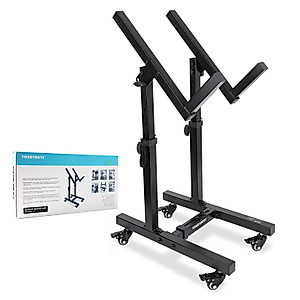 Vondynote Adjustable Mobile Guitar Amplifier Stands or Amps Speaker Cabinet Stands or Stage Monitor Tilt Guitar Combo Stands