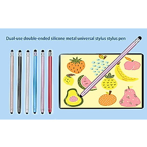 Stylus Pen for Touch Screens, 6-Pack Stylus Pens High Sensitivity & Precision Capacitive Stylus for iPhone/iPad Pro/Tablets/Samsung/Galaxy/PC