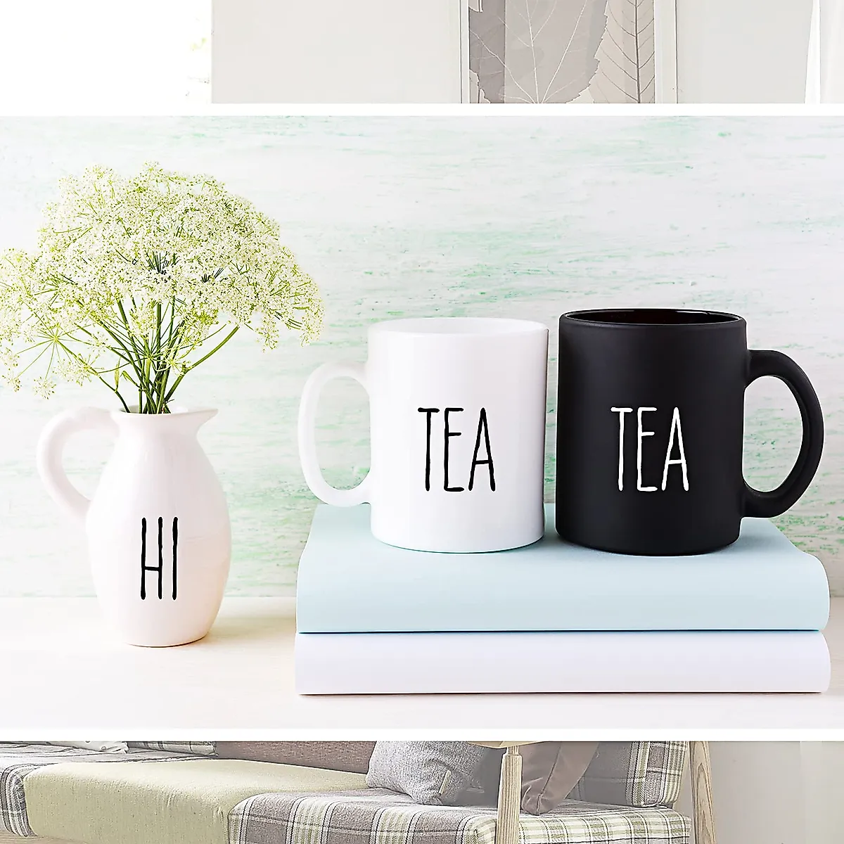 8 Sheets Vinyl Letter Stickers Waterproof Self Adhesive Letter Numbers Alphabet Modern Mailbox Numbers Sticker for DIY Mailbox House Home Business Address(2 Inch,White)