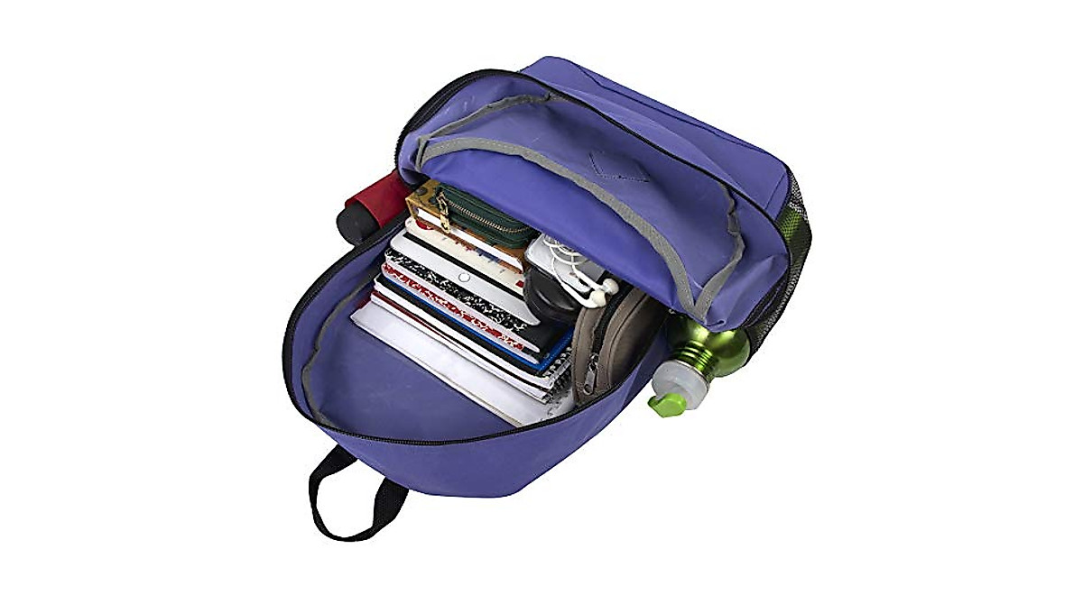 Kids Reflective Purple Backpack for School - Trail maker
