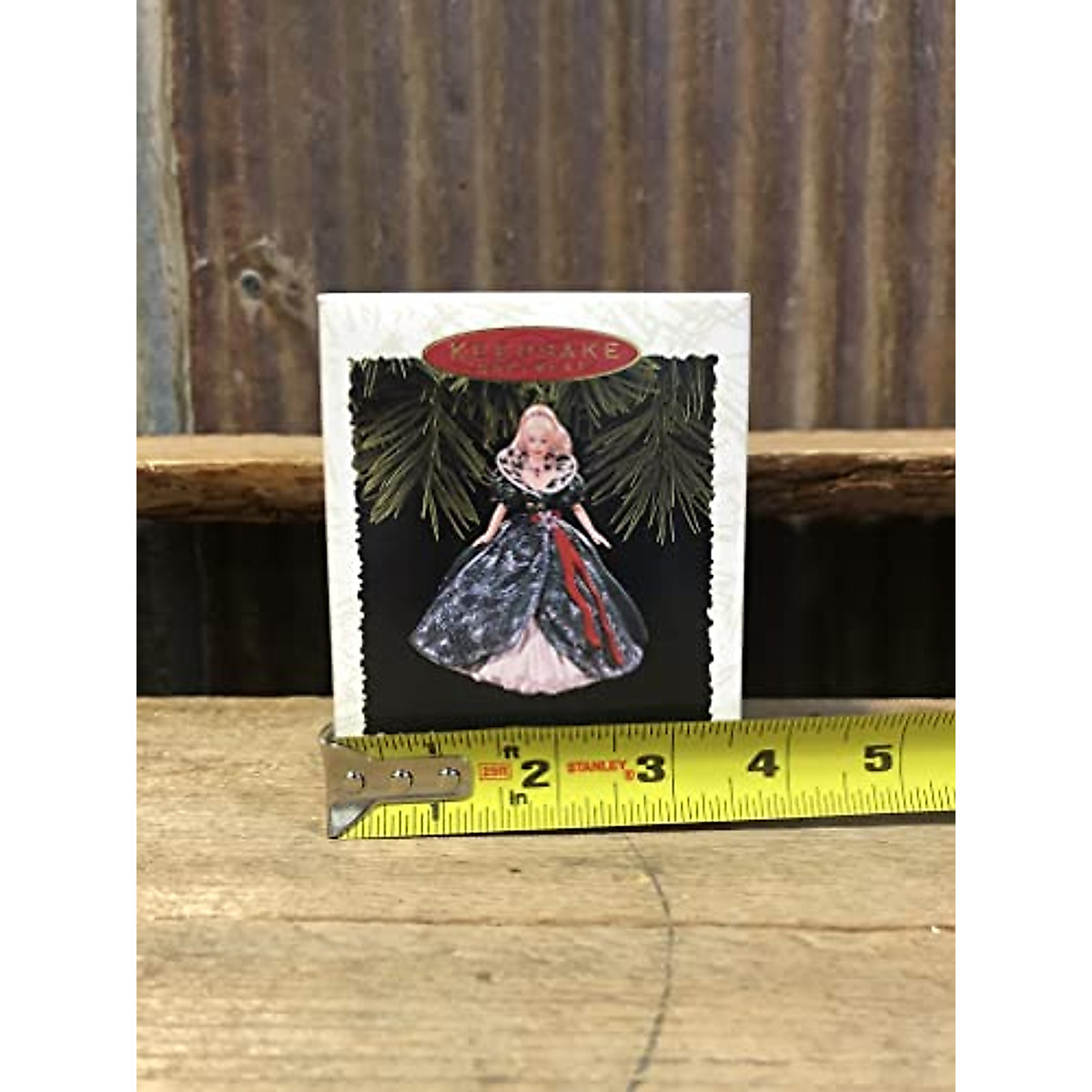 Keepsake Ornament, Holiday Barbie, Collector's Series, Third in the Holiday Barbie Series. Handcrafted, Dated 1995