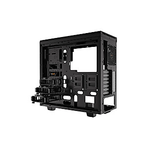 be quiet! Pure Base 600 ATX Midi Tower PC Case| 2 Pre-Installed Pure Wings Fans | Black | BG021