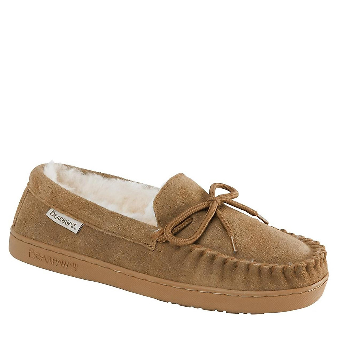 BEARPAW Men's Moc II Wide Hickory Size 10 | Men's Slipper | Men's Shoe | Comfortable & Lightweight