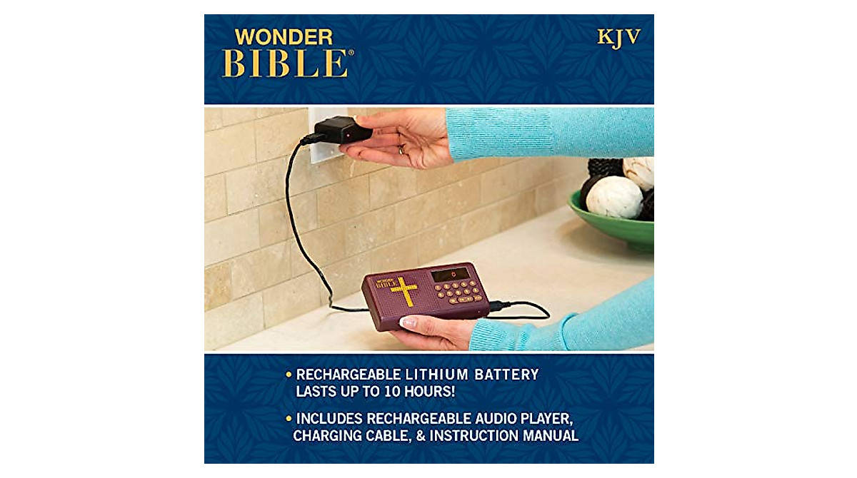 Wonder Bible KJV Talking Audio Bible Player - Complete Scripture
