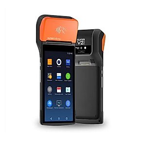 Sunmi V2 pro Portable POS Terminal Speaker, Camera and Barcode Scanner All in One Handheld PDA Printer, Android 7.1 System, eSIM 4G, WiFi and Bluetooth for Mobile Market Order