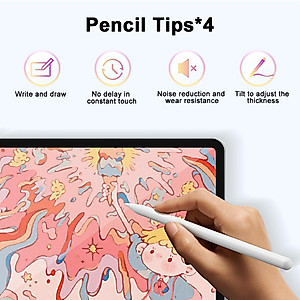 SIMDOG Replacement Tips for Apple Pencil 1st/2nd Gen, 4 Pack - Precise Control, Wear-Resistant, Compatible with iPad Pencil 1st/2nd Gen