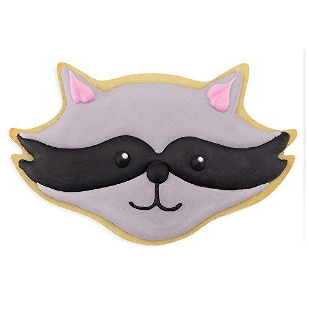 Raccoon Face Woodland Cookie Cutter, 4" Made in USA by Ann Clark