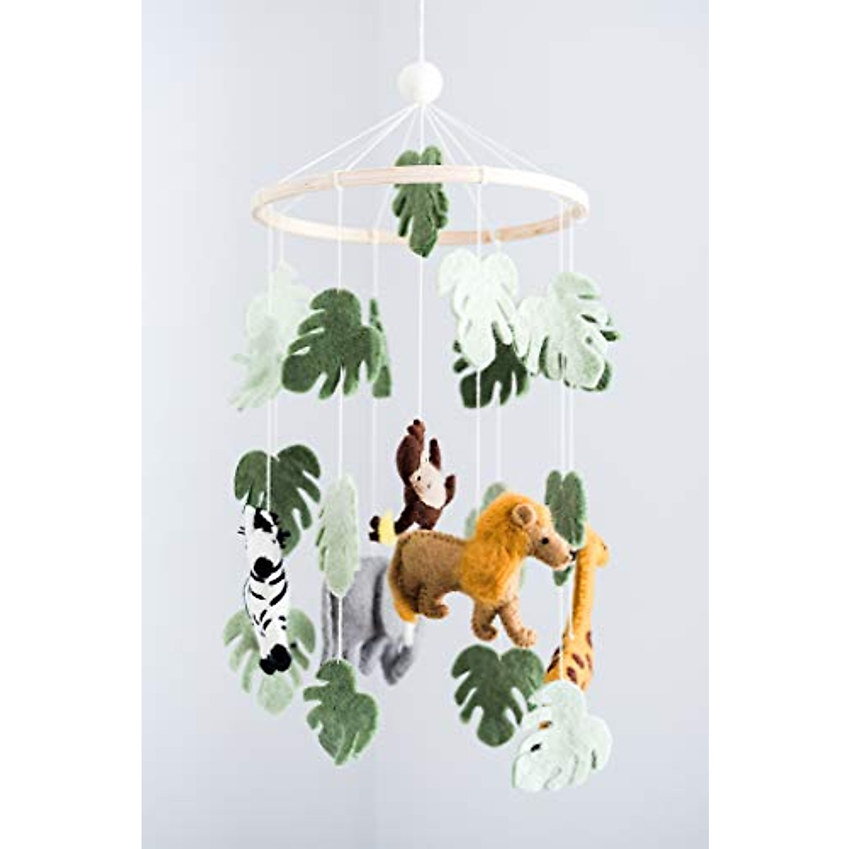 Jungle Animals Baby Mobile, Room Decor, Safari Theme Nursery, Wild Animals Decoration