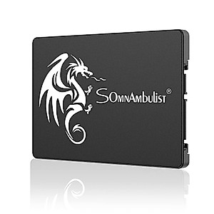 Somnambulist Sata3 SSD Hard Drive 2.5-inch Built-in Solid State Drive is Suitable for Notebook Desktop 60gb 480gb ssd Hard Drive (Black Dragon-60GB)
