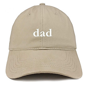 Trendy Apparel Shop Mom and Dad Soft Cotton Couple 2 Pc Cap Set - BLACK - KHAKI