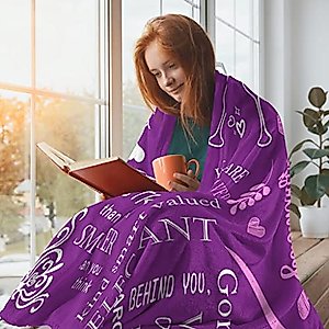 Kmayro 60-Year-Old Birthday Decoration for Her, Mom, Wife, 60th Birthday Gifts for Women 50" X 60" Blanket, Happy 60th Birthday Gifts for Women, Funny 60th Birthday Gift Ideas Perfect Throw Blankets