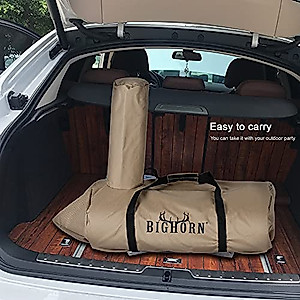 BIG HORN Pizza Oven Cover, Grill Cover Patio Pellet Pizza Oven Cover Waterproof Heavy Duty Weather Resistant PVC Oxford Fabric Cover, Brown