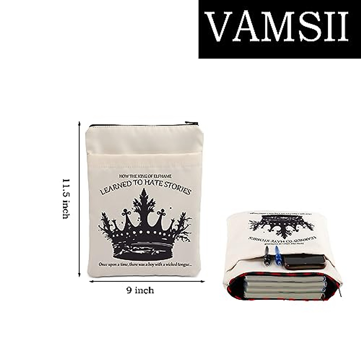 VAMSII Fiction Lover How the King of Elfhame Learned to Hate Stories Once upon a Time Reader Gift(wicked tongue)