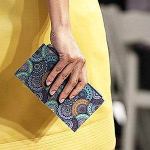 KUKOO Wallets for Women RFID Blocking Large Capacity Slim Bifold Multi Card Case Organizer with Zipper Pocket Gift Box