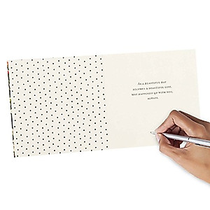 Hallmark Signature Wedding Card (May Happiness Go With You Always)