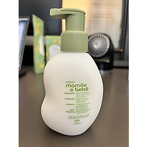 natura - Mamãe e Bebê Baby Conditioner - Untangle & Soften Baby Hair - 100% Vegan - Self-Preserving Formula - 97% Natural Origin - All Skin Types - Cruelty Free - Baby Essentials - 6.7 fl oz (200ml)