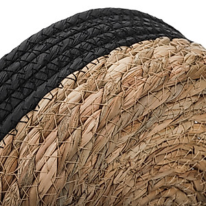 ZENFUN 3 Pack Round Rattan Storage Baskets, Round Rattan Baskets Set for Organizing, Serving, Wicker Baskets for Decor, Seagrass Bread Baskets, Countertop Baskets for Pantry, Home, Kitchen