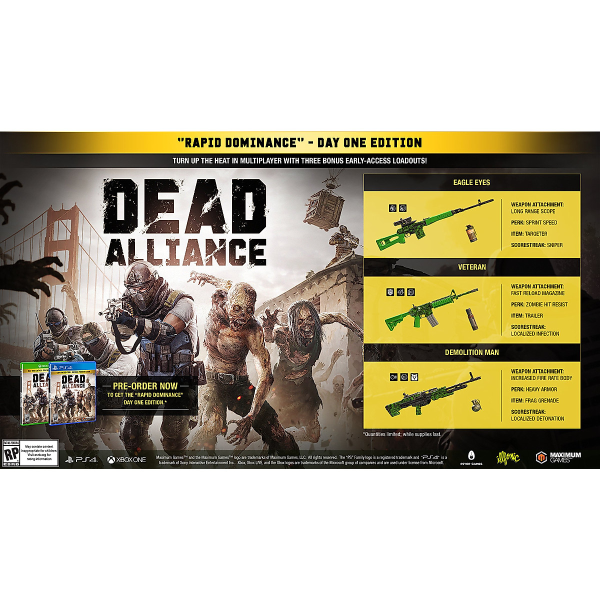 Dead Alliance: Day One Edition - Xbox One