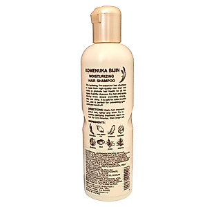 Komenuka Bijin NS-K Moisturizing Hair Shampoo (ENGLISH PACKAGING-Exclusive Edition for USA market) No Paraben No Sulfate (11 fl oz.)