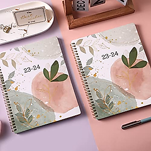 Planner 2023-2024 - July 2023 - June 2024, Academic Planner 2023-2024, 8" x 10" Weekly and Monthly Planner 2023-2024, Flexible Cover, Twin-wire Binding - Schedule Your Daily Work Well