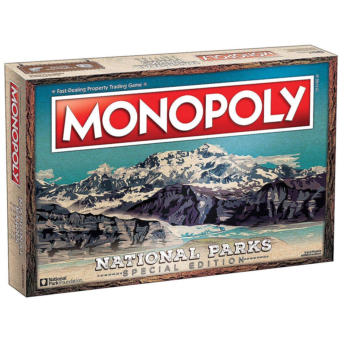 Monopoly National Parks 2020 Edition | Featuring Over 60 National Parks from Across The United States | Iconic Locations Such as Yellowstone, Yosemite, Grand Canyon, and More | Licensed Monopoly Game