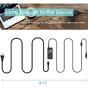 SLLEA AC/DC Adapter for BMP21 BMP21-PLUS Portable Label Printer M-AC-110937 Power Supply Cable Cord Charger PSU