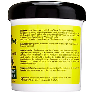 Jamaican Mango & Lime, Locking Firm Hair Wax Extra Hold With Real Beeswax & Honey, 16 Oz