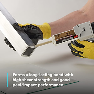 3M Scotch-Weld Epoxy Adhesive DP100 Plus, Clear, Professional Grade, Fast Handling and Cure, 48.5 mL (1.64 fl oz) Duo-Pak