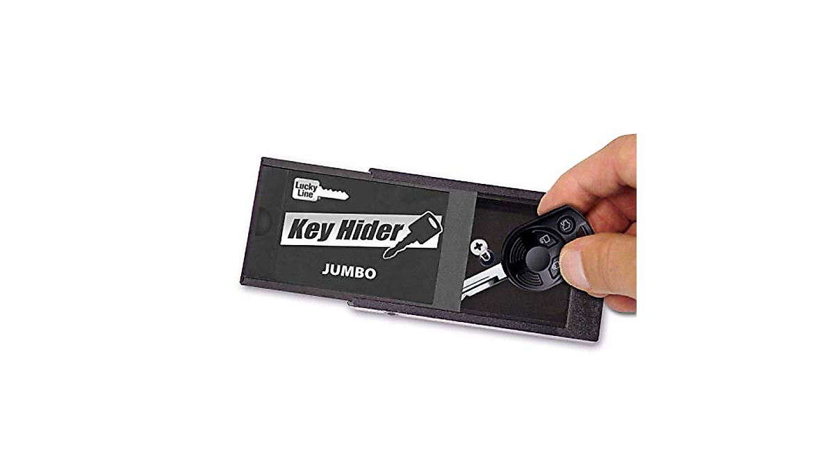 Lucky Line Jumbo Magnetic Key Hider - Hide Large Keys Securely