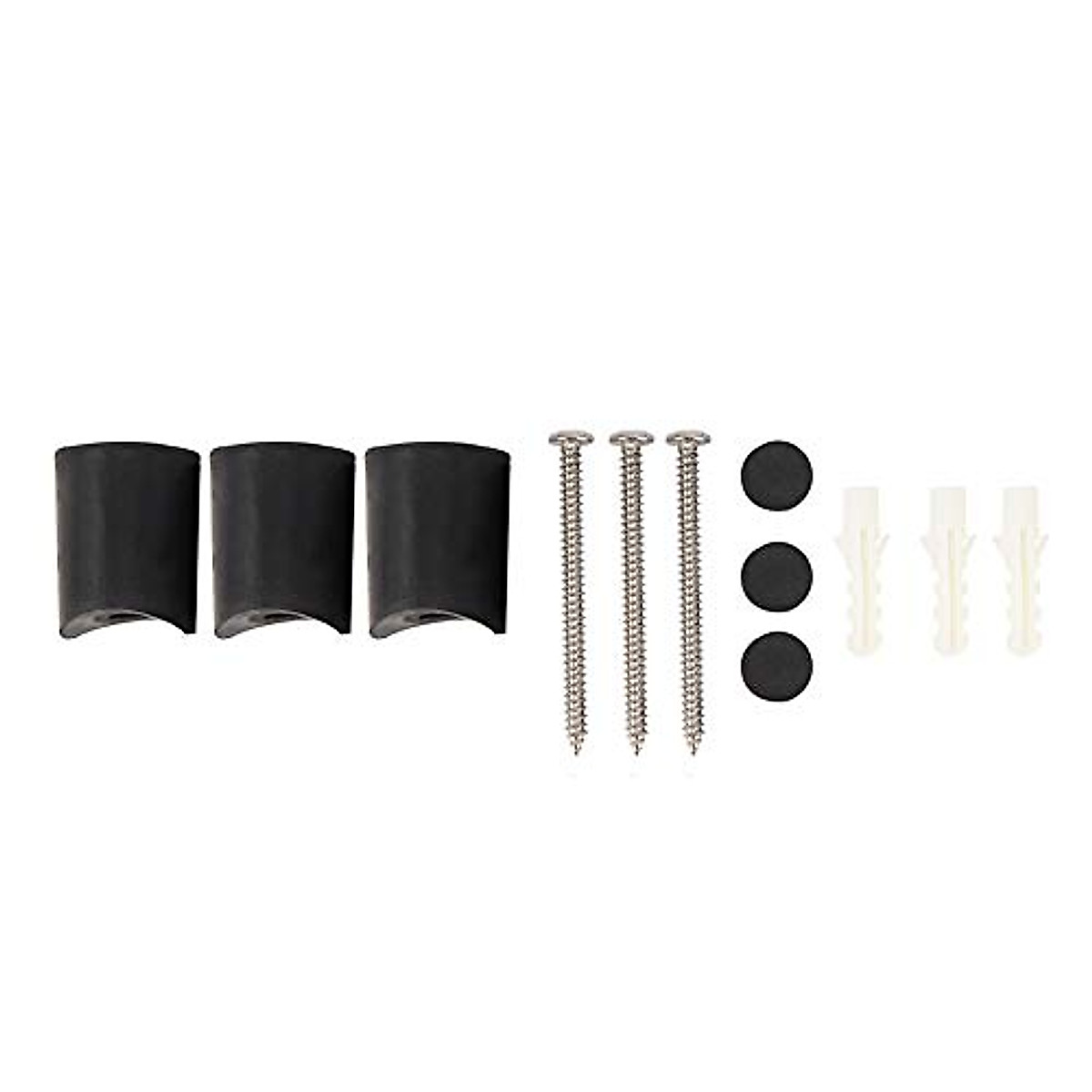 8 Holes Wall Mounted Wine Holder, Stainless Steel Wine Bottle Shelf with Installation Accessories, Barrel Stave Vertical Red Wine Bottle Rack, for Household Bar Supplies