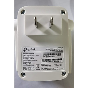 tp-link | AC1200 Wifi Extender | Up to 1200Mbps | Dual Band Range Extender, Extends Internet Wifi to Smart Home & Alexa Devices (RE305) (Renewed)