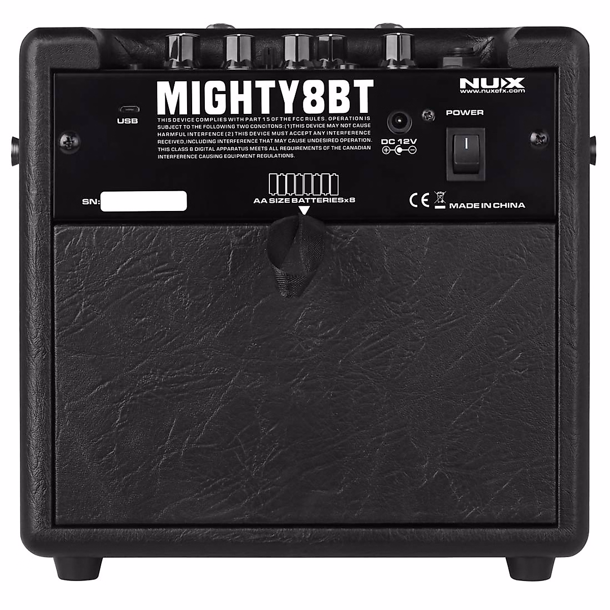 NUX Mighty 8BT Portable Electric Guitar Amplifier with Bluetooth
