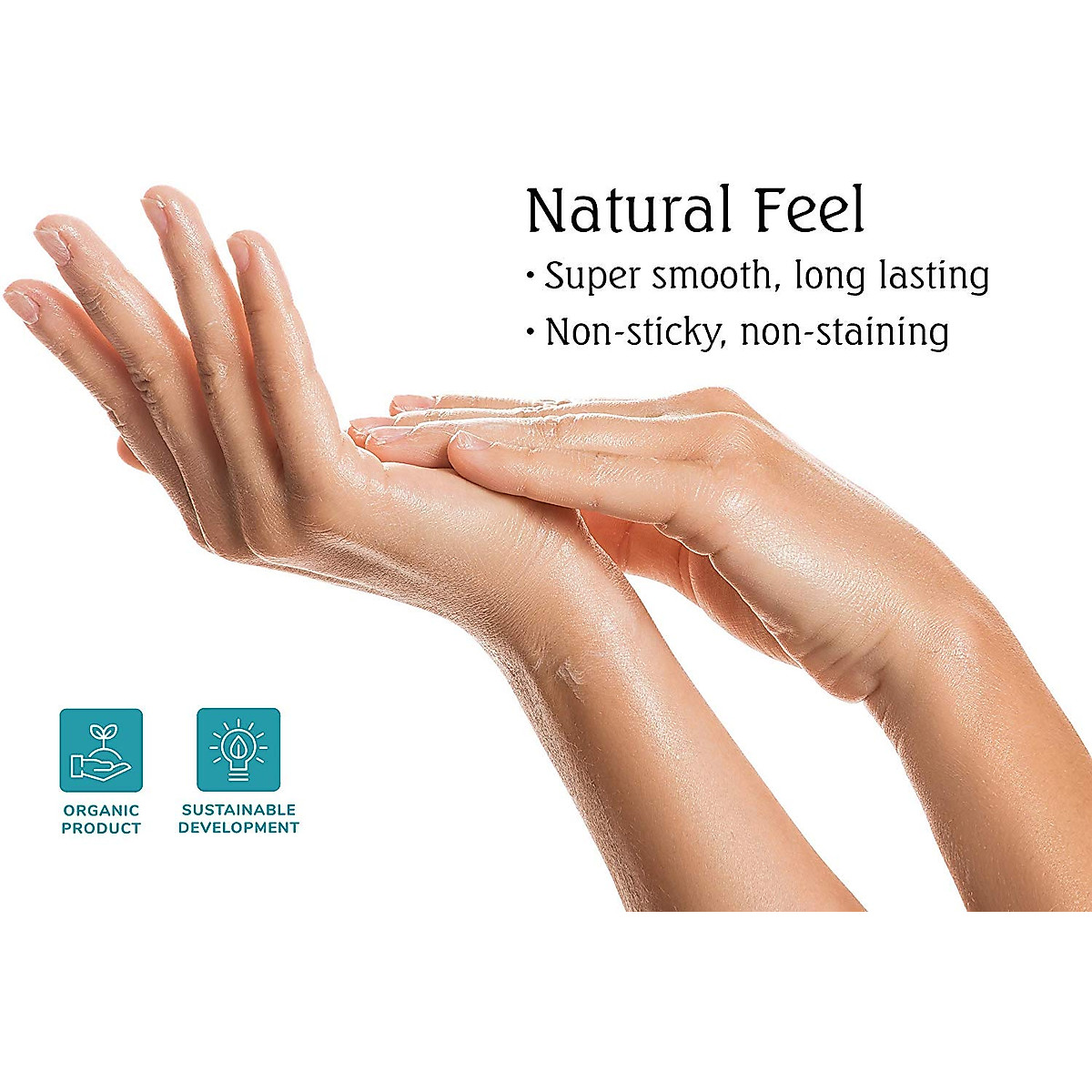 Organic Glide Natural Personal Lubricant, Probiotic Edible Lube. Parabens, Glycerin, Flavorings Free - for Men Women and Couples. Best for Menopause and Sensitive Skin