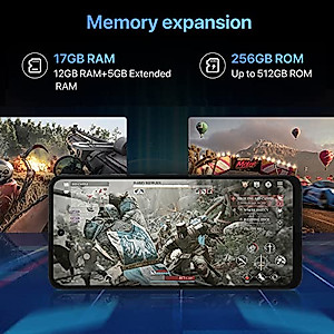 UMIDIGI A13 PRO MAX 5G Cell Phone, 17GB+256GB Android 12 Unlocked Smartphone with 6.8" Full Screen 64MP AI Triple Camera MediaTek Dimensity 900 5150mAh Battery Smartphones Black