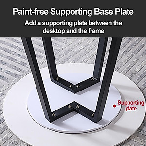 Office Conference Table,Reception Room Club Table,Table And Chair Combination,Negotiation Table Sales Office Shops Meetings Small Round Tables,1 Table 4 Chairs,Simple Kitchen Dining Table 80cm ( Color