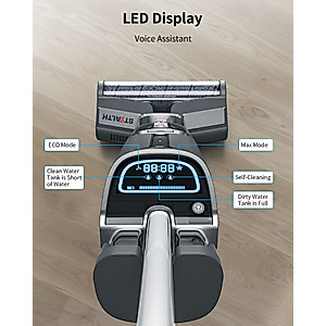 Stealth All in One Cleaner and Mop Shop Wet Dry Vacuums, Hard Floors and Area Rug, Gray