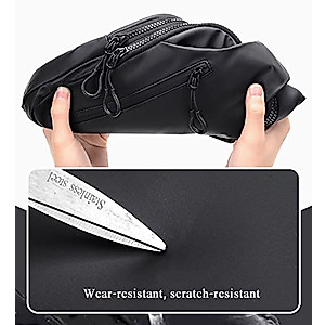 YYFRIEND Waterproof Sling Bag Travel Hiking Chest Bag Daypack, Crossbody Backpack with USB Charging Port