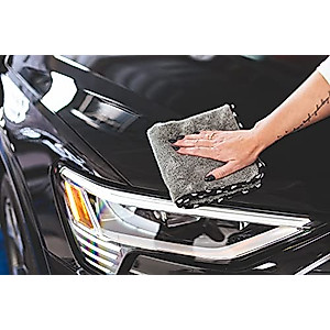 The Rag Company - The Wolf Pack - Premium Ultra-Soft Microfiber Detailing Towels; Buttersoft Suede Edge; Perfect for Buffing and Final Wipedowns; 480GSM, 16in x 16in, Mixed Earth Tone Colors (9-Pack)